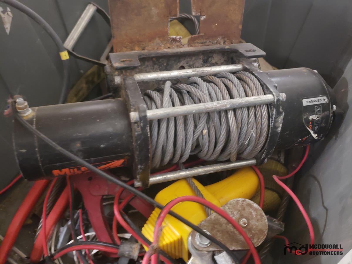 Electric Winch, Tie Downs & Misc. Items